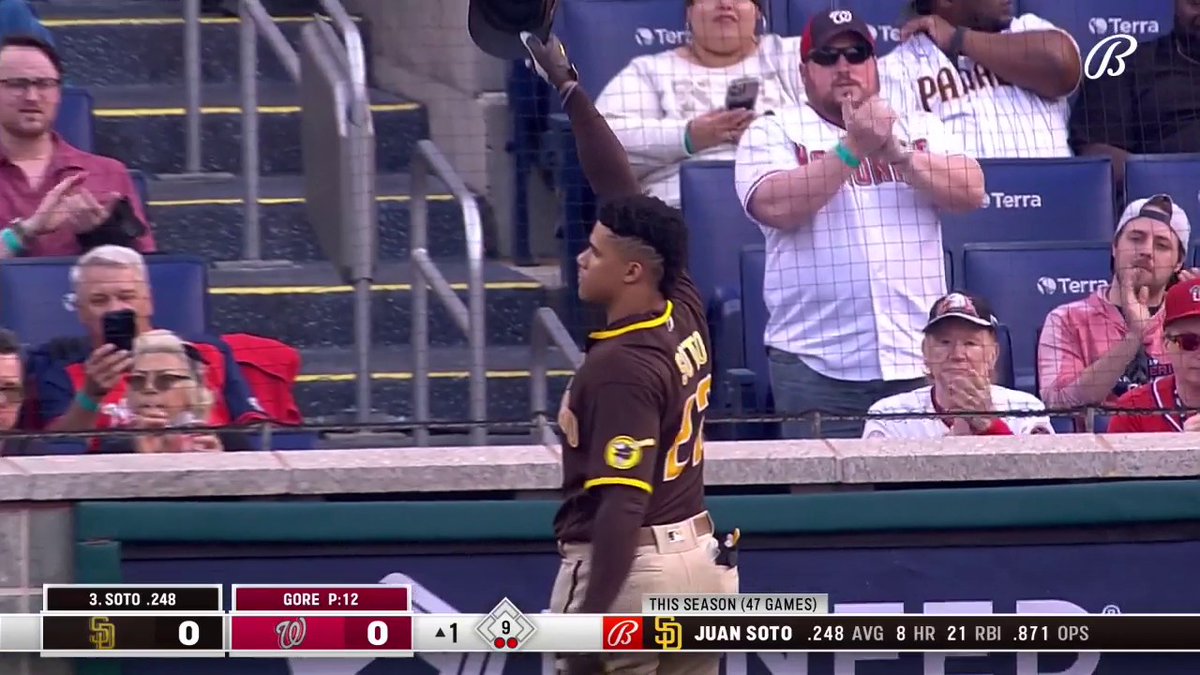 FOX Sports: MLB on Twitter: "Juan Soto received a warm welcome back to ...