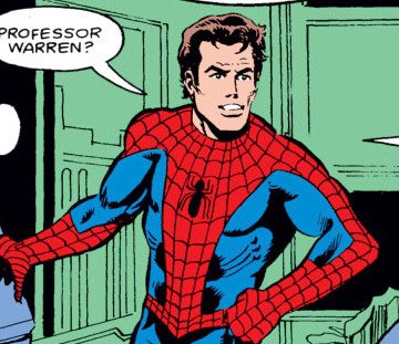 Peter Parker Face Comic