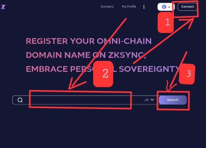 33%☆☆☆ on Twitter: "Go to https://app.zkns.domains Connect wallet Use the search button to enter ...