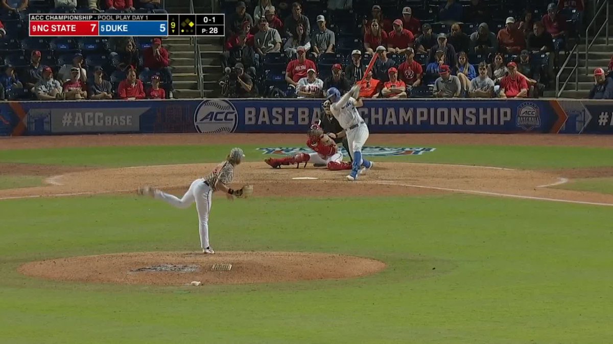 Duke Baseball on Twitter: "It's not over 'til it's over! 💣 @mjmetzv B9 | Duke 7, NC State 7 | # ...