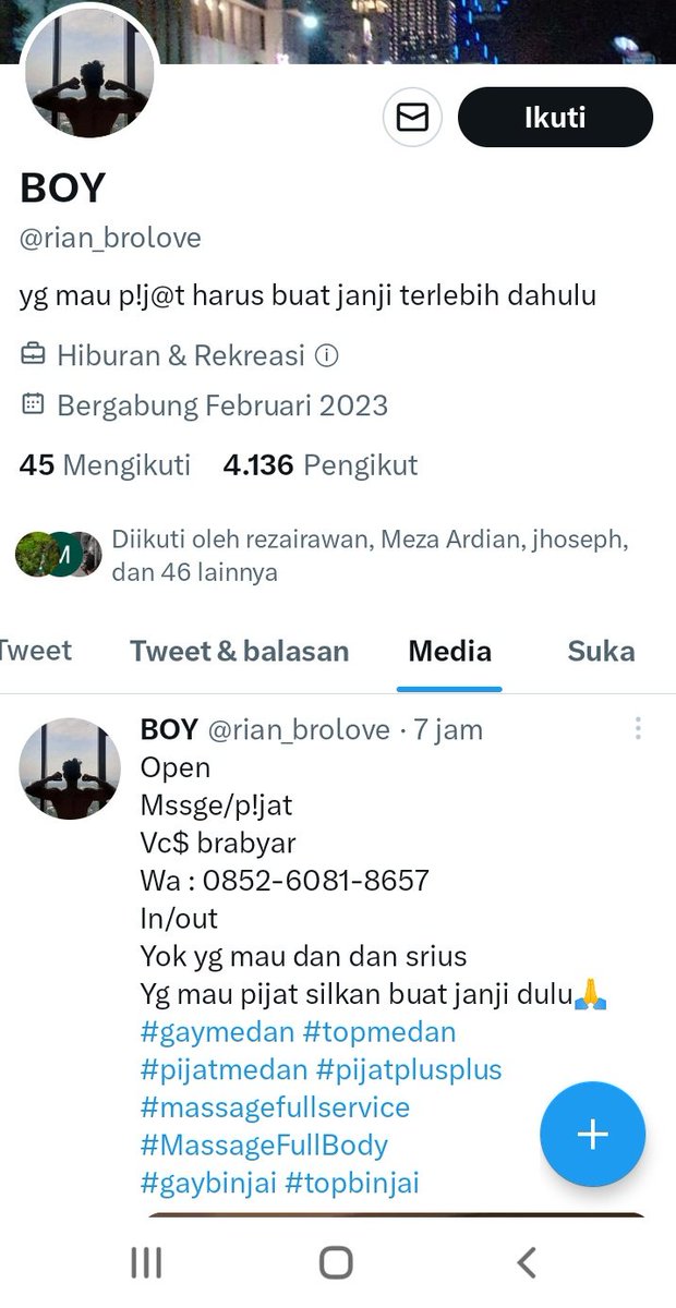 Boy on Twitter: "Terdeteksi akun PENIPU buat janji terlebih dahulu matamu suwek Yuk bantu ...