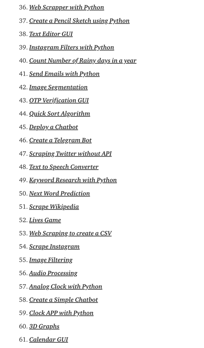 Dr. Ganapathi Pulipaka 🇺🇸 on Twitter: "AI Best: 96 Python Projects. #BigData #Analytics # ...