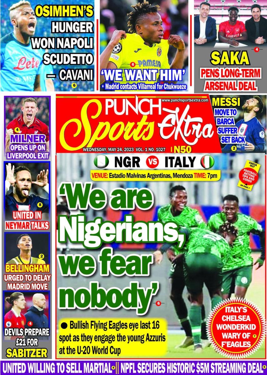 Punch Newspapers on Twitter: Punch Newspapers on Twitter: