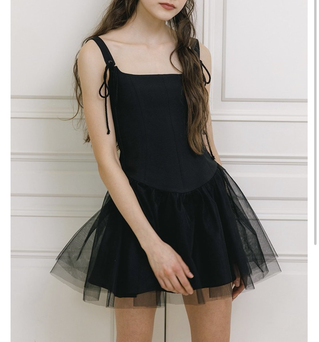 가니송 French Tutu One-piece_black - 위시버킷