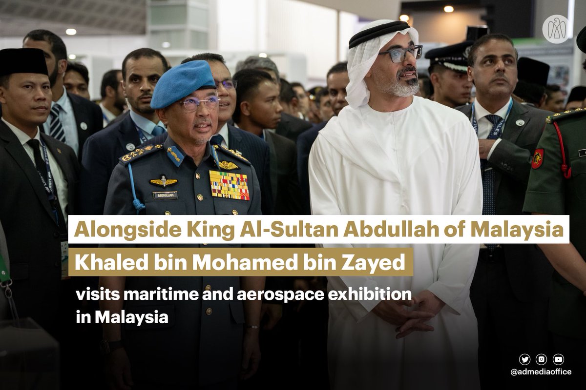 مكتب أبوظبي الإعلامي on Twitter: "Khaled bin Mohamed bin Zayed, Crown Prince of Abu Dhabi, has ...