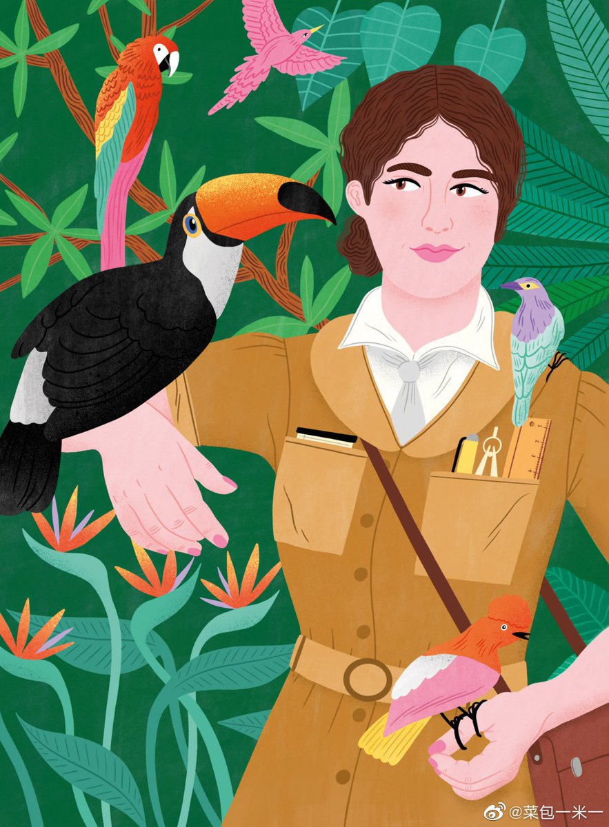 ️精神专院赵主任🥊 On Twitter 来自荷兰插画师bodil Jane,她画的画多以女性为中心,偏爱在画面中运用各种植物元素。她的