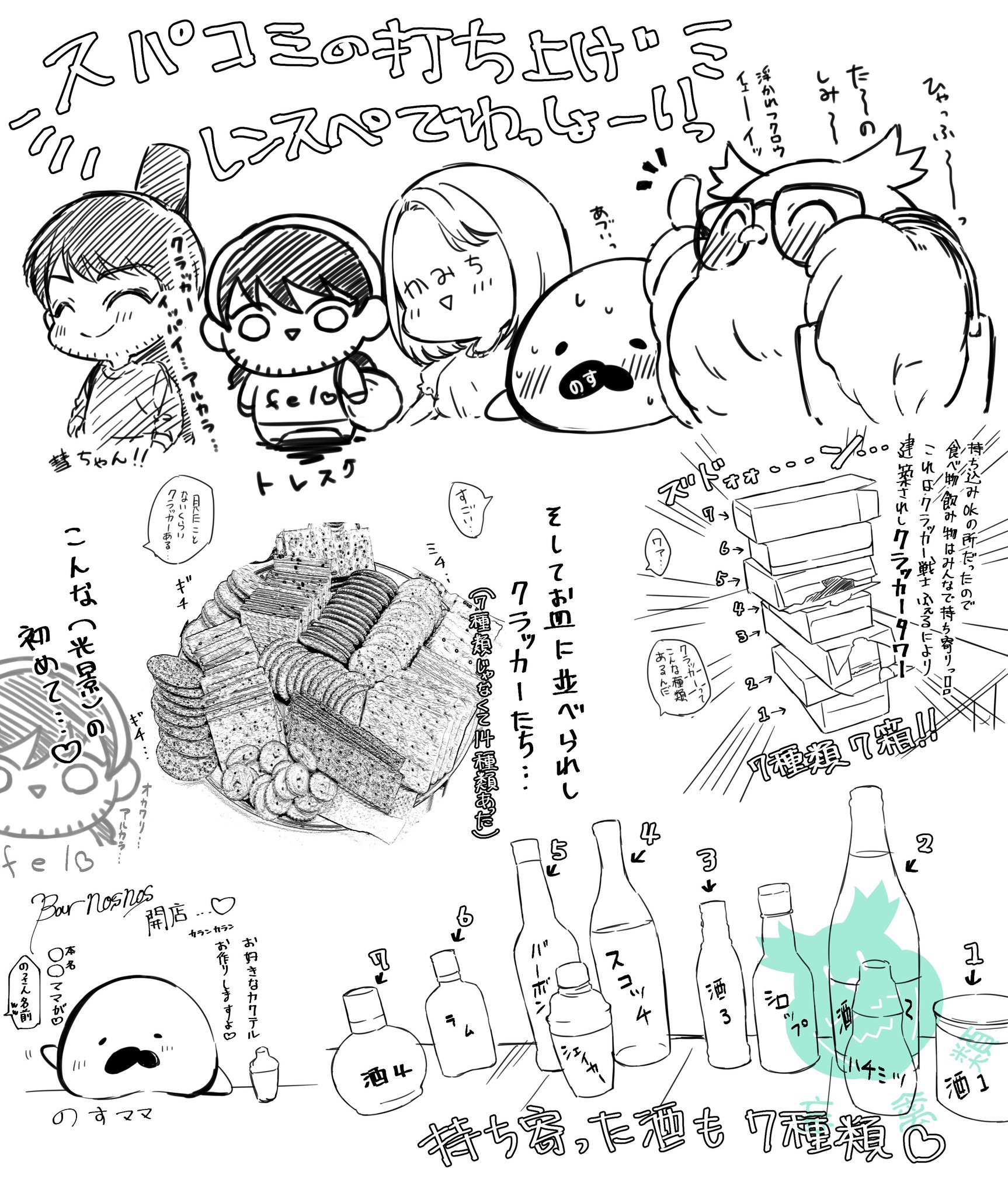 首曲りフクロウ on Twitter: "【先日のhrmtの女会レポその1】 楽しすぎたので描きました。まだまだ描きたいとこいっぱいある。まだまだ序盤。 https://t.co ...