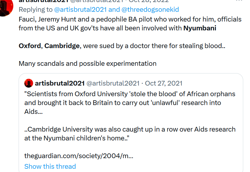 Lord David Brennan is a member of the British Security Council ...