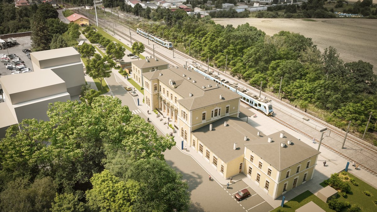 Správa železnic on Twitter: "🥇 Nejlepší projekt v Karlovarském kraji? Rekonstrukce výpravní ...