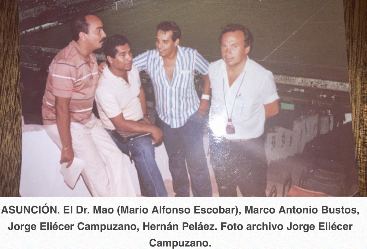 Hernán Peláez Restrepo on Twitter: "Grato recuerdo del Emperador, Marcó Antonio Bustos ...