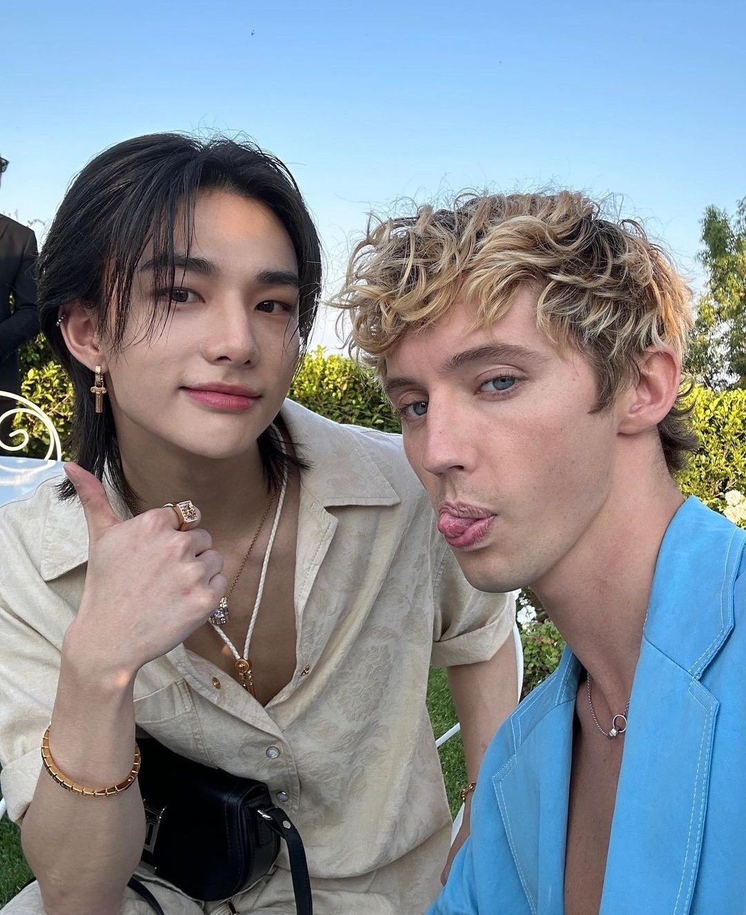 Inquirer on Twitter: "WE’RE OBSESSED 😮‍💨🩵 LOOK: Australian actor-singer Troye Sivan shares ...