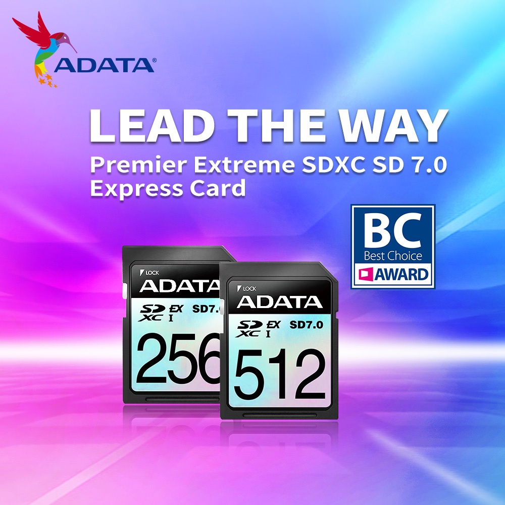 XPG on Twitter: "RT @ADATATechnology: Award wining news🔥 ADATA's Premier Extreme SDXC SD 7.0 ...