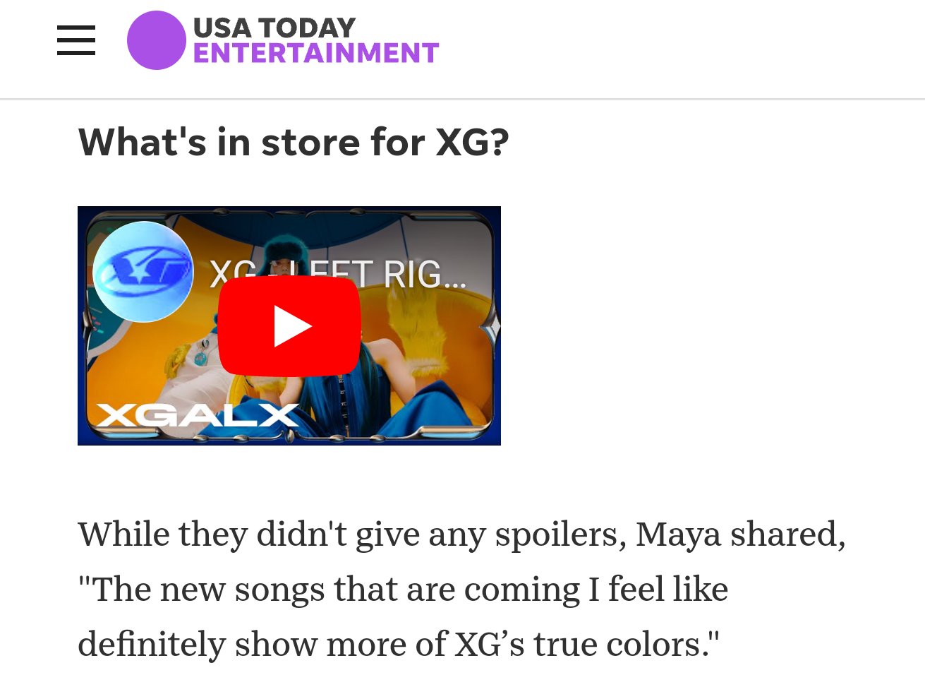 XG Global on Twitter: ""The new songs that are coming I feel like definitely show more of XG’s ...