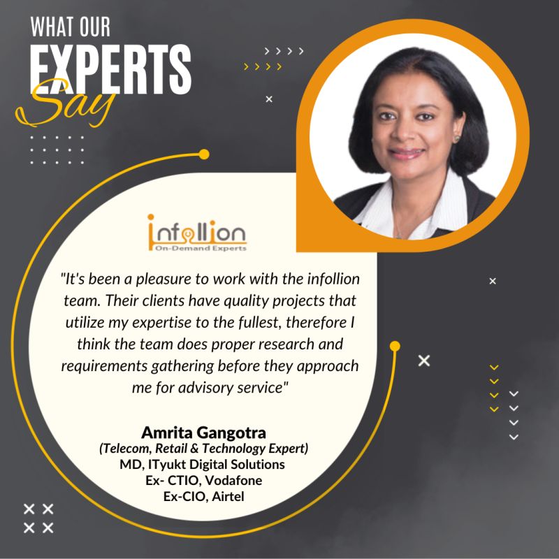 Infollion on Twitter: "Check out what #InfollionExpert @agangotra has to say about us. Amrita is ...