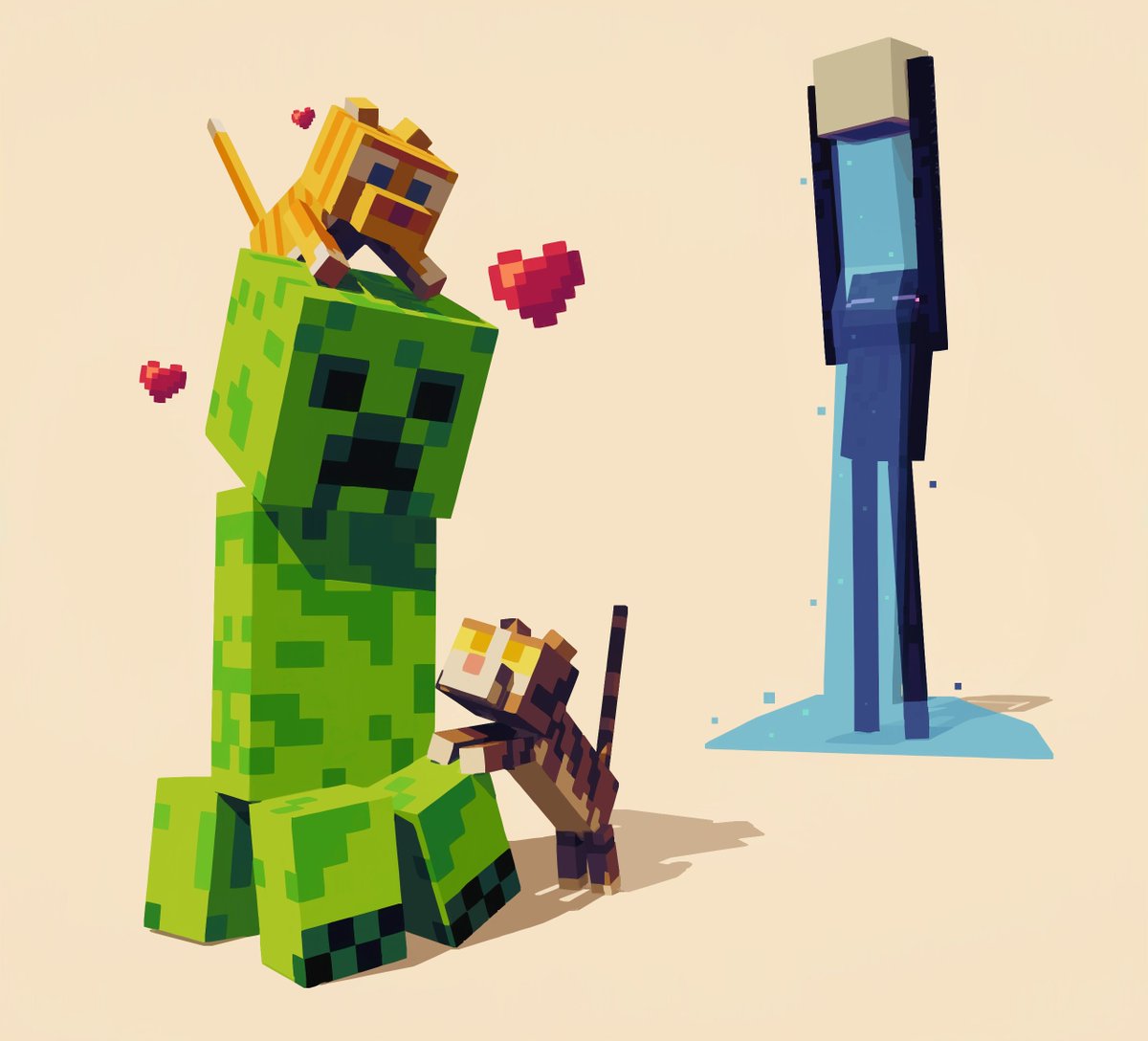 Cute Creeper Wallpaper