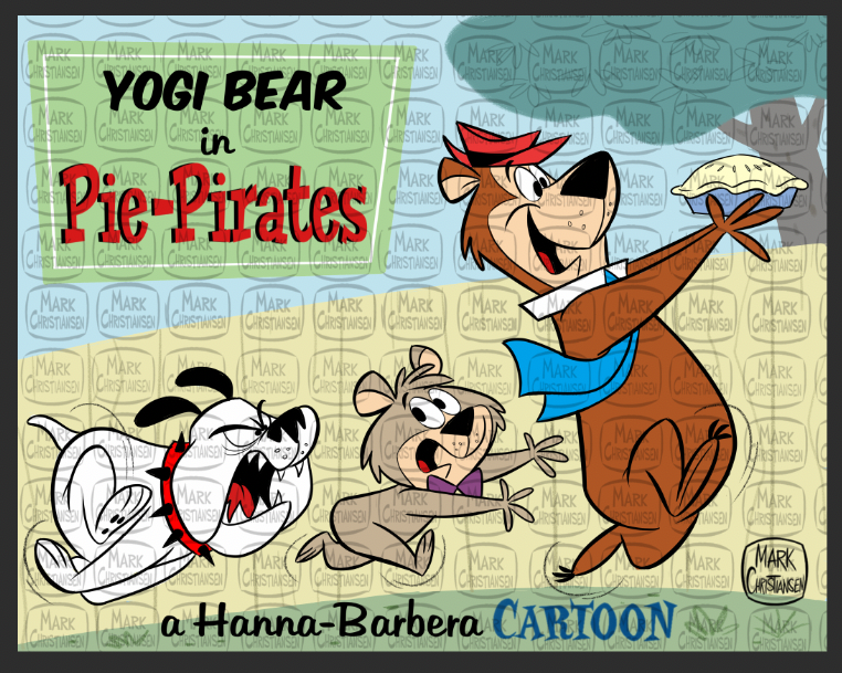 MARK CHRISTIANSEN on Twitter: "My take on a very early Yogi Bear cartoon!"