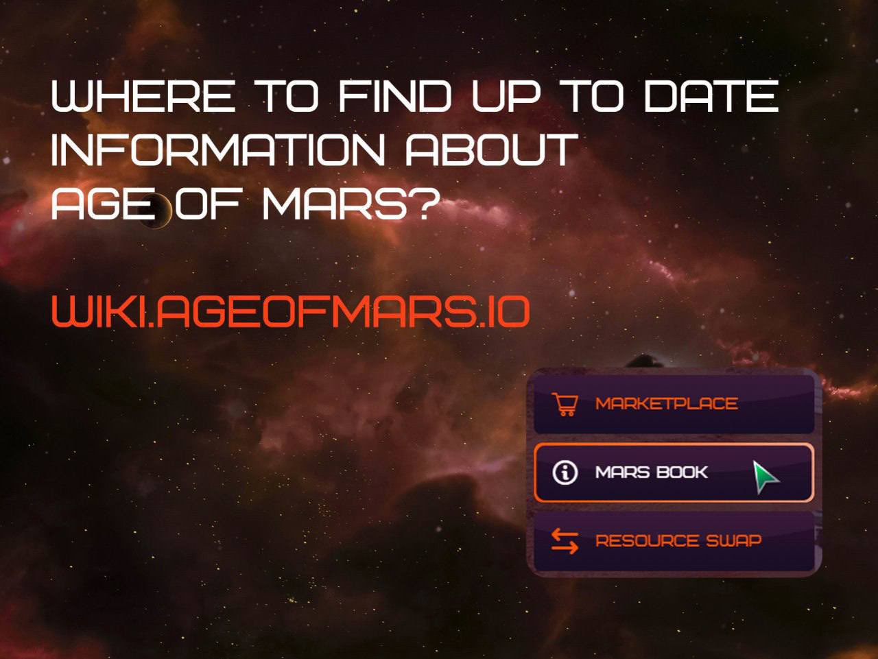 Age of Mars on Twitter: "Age of Mars Wiki global update ☄️ We are happy to announce that Age of ...