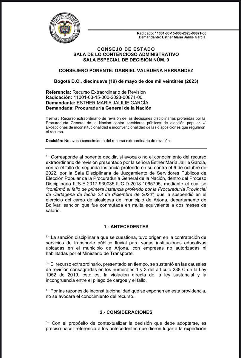 Andrés Fernando Ospina Garzón on Twitter: "Por inconstitucionales e inconvencionales el ...