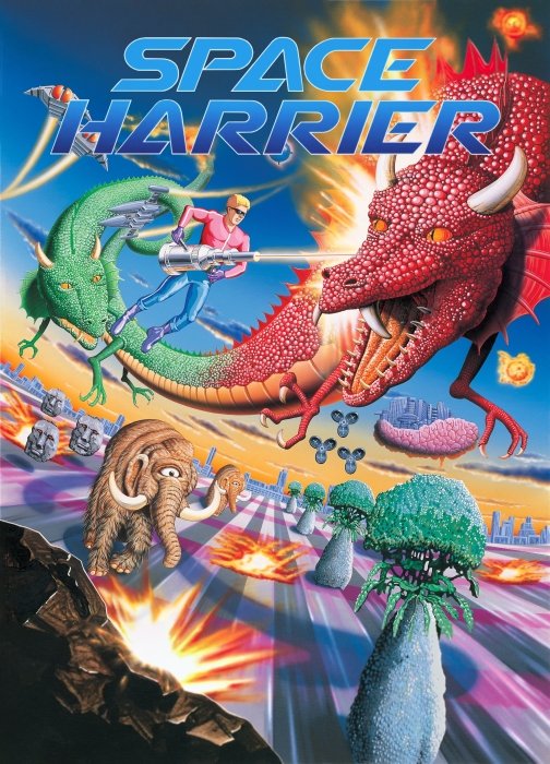 👾RetroManiac👾 on Twitter: "RT @postersdecine: "Space Harrier" by Elite Systems (1986) for Amiga ...