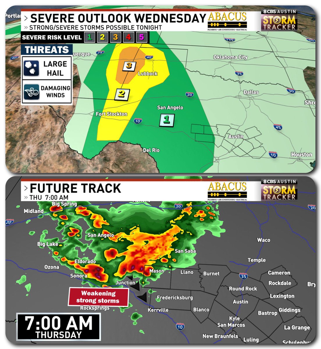 𝐀𝐮𝐬𝐭𝐢𝐧 𝐁𝐮𝐫𝐤𝐞𝐬 ⛈️ on Twitter: "Storms will likely develop across West Texas this evening. We’ll ...