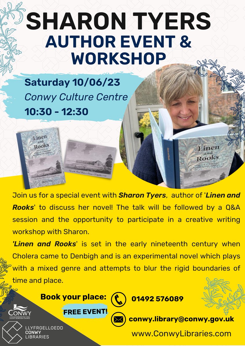 Conwy Libraries on Twitter: "Local author Sharon Tyers hails from Denbigh and has written her ...