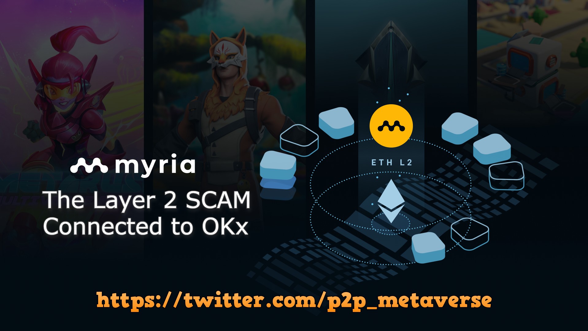 ⭐️ Crypto Trading Quant ⭐️ on Twitter: "1. #Myria the Layer 2 scam connected to #Okx This ...