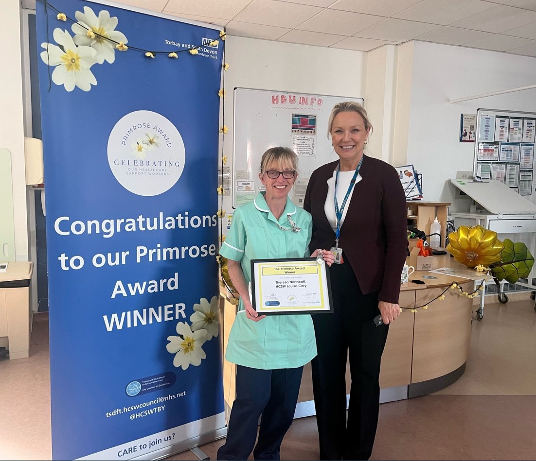 Torbay and South Devon NHS Foundation Trust on Twitter: "Congratulations to Teresa Northcott ...