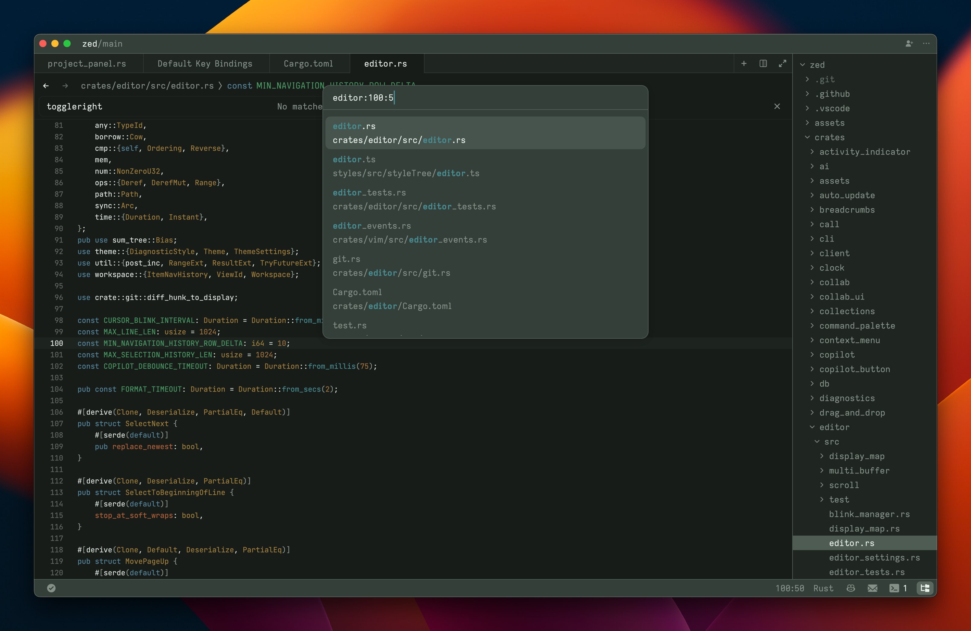Zed on Twitter: "Zed has become more Git-aware with the v0.87.6 update. The files in the project ...