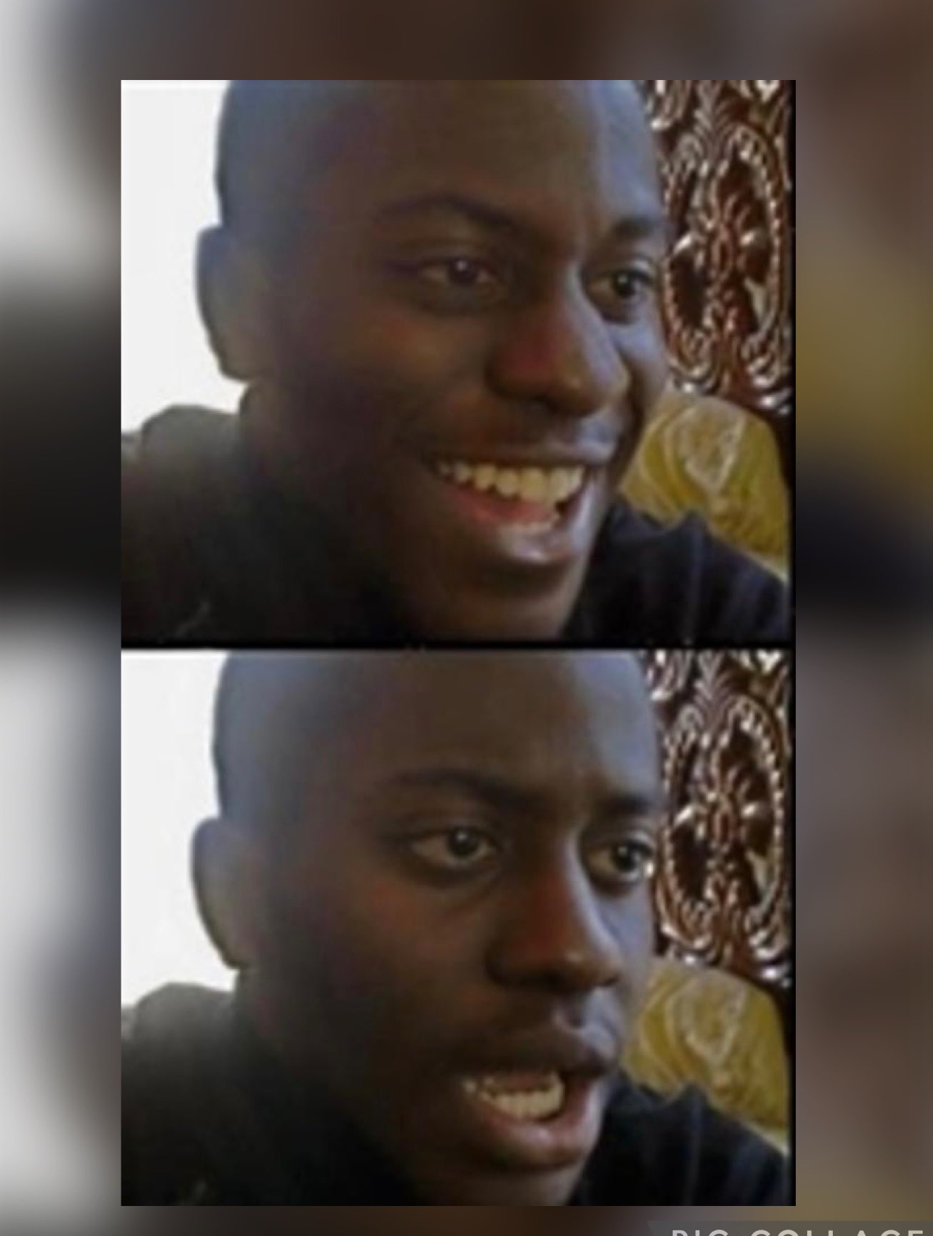 Happy Sad Black Guy Meme