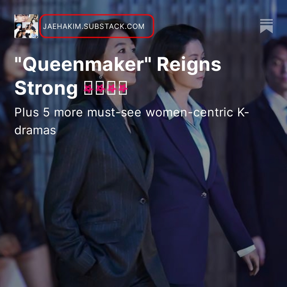 Tiffany Vogt on Twitter: "RT @GoAwayWithJae: #QUEENMAKER is one of the best #KDramas of the year ...