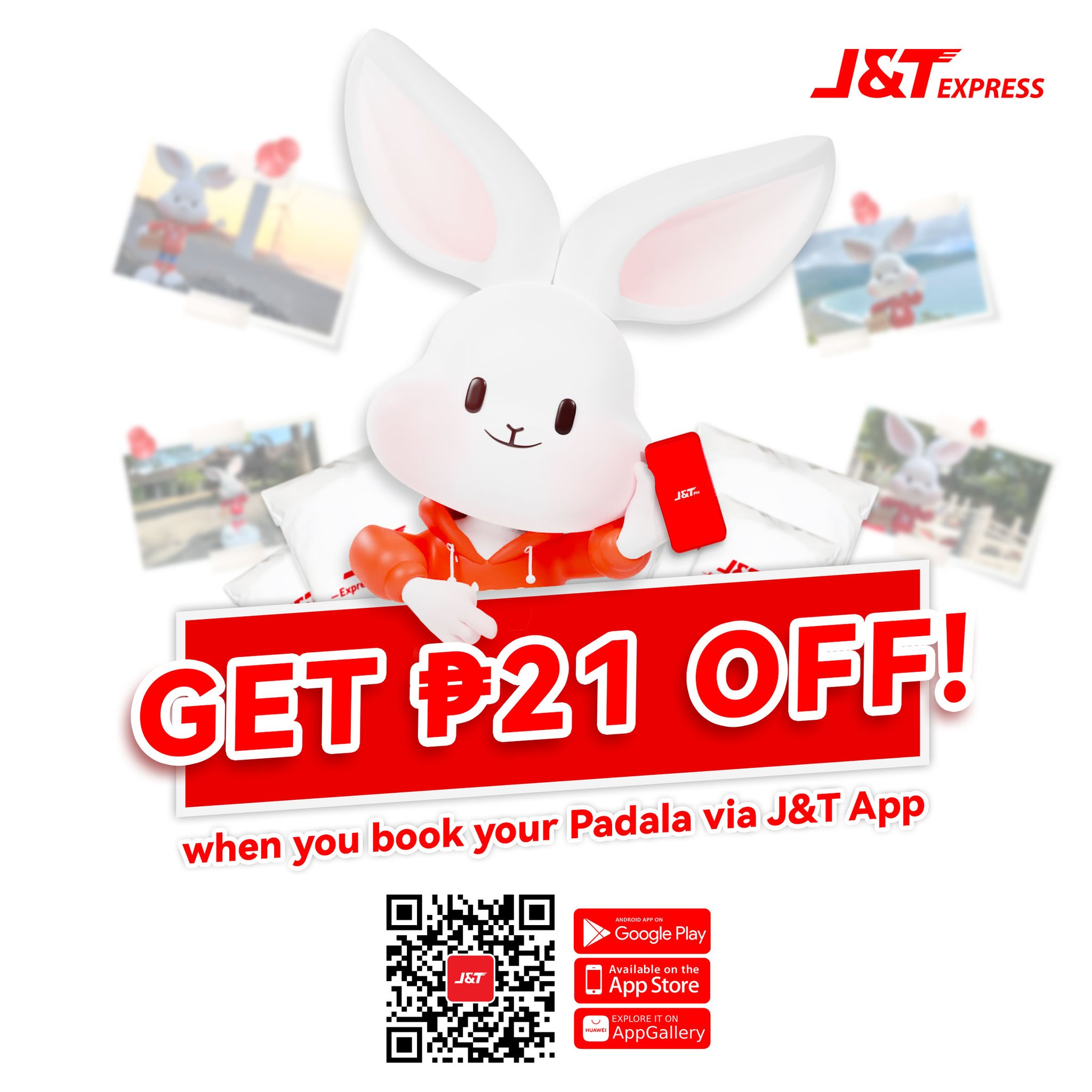 J&T Express Philippines on Twitter: "Get P21 OFF, when you book your Padala via J&T App! Mas ...