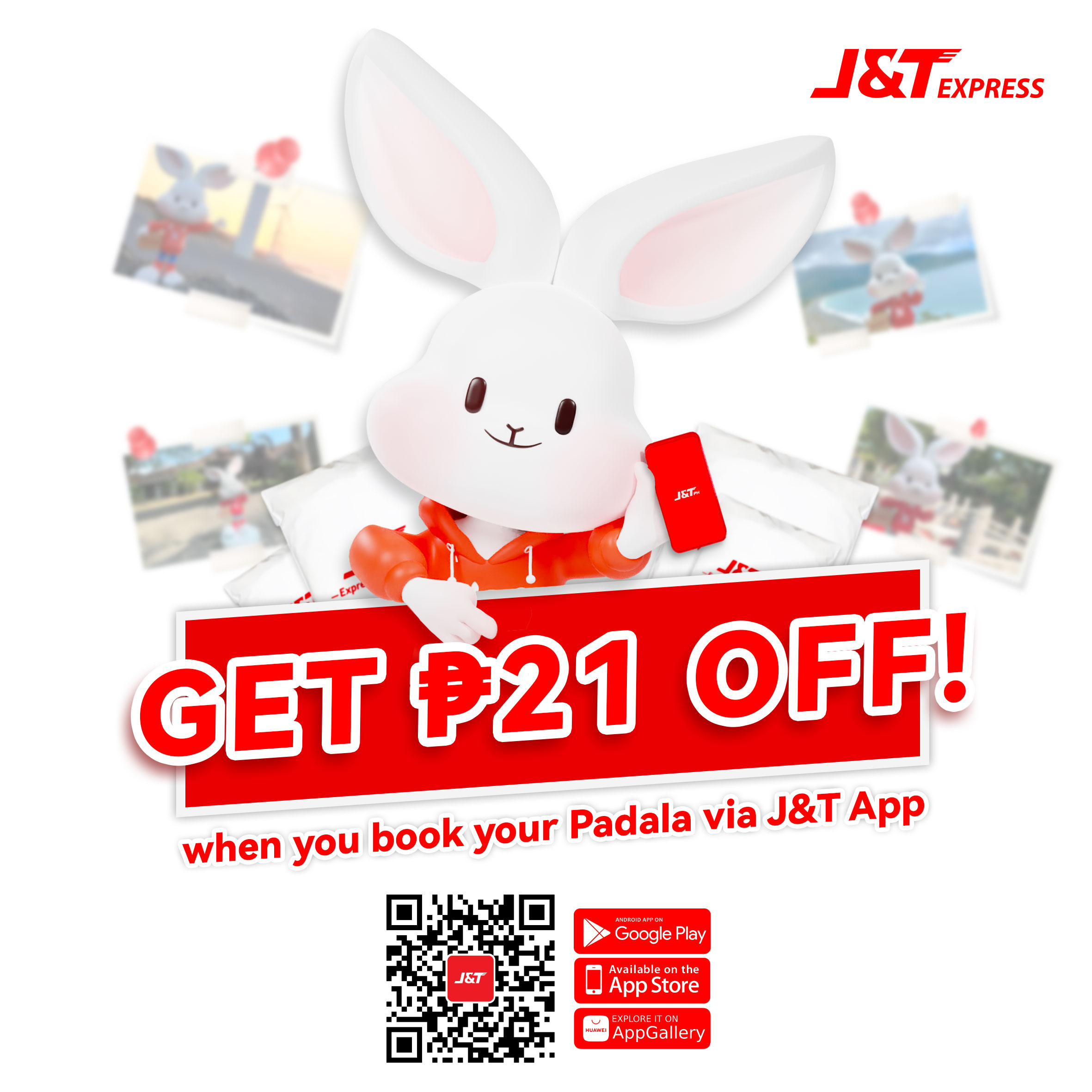 J&T Express Philippines on Twitter: "Get P21 OFF, when you book your Padala via J&T App! Mas ...