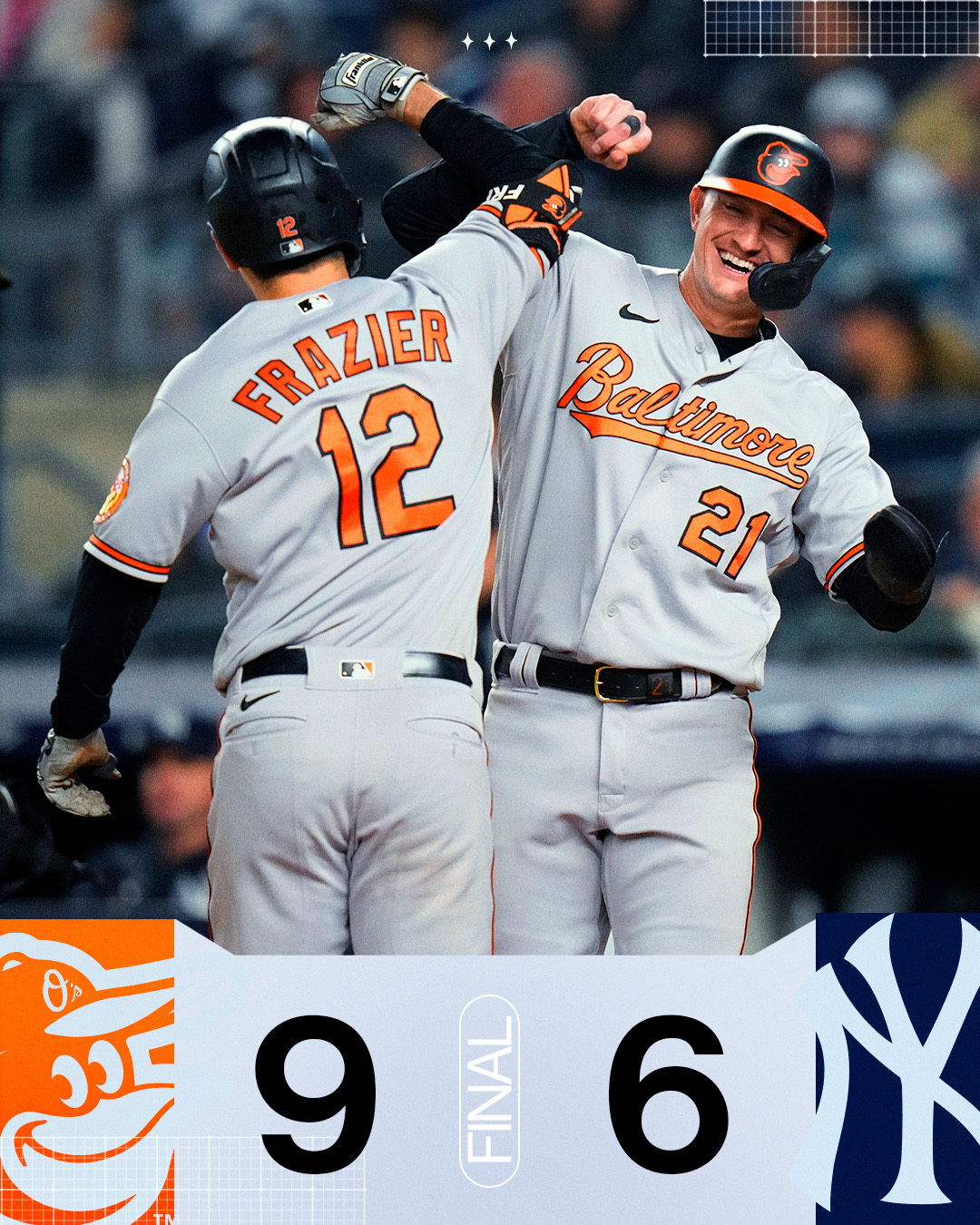 Orioles at Yankees / Twitter