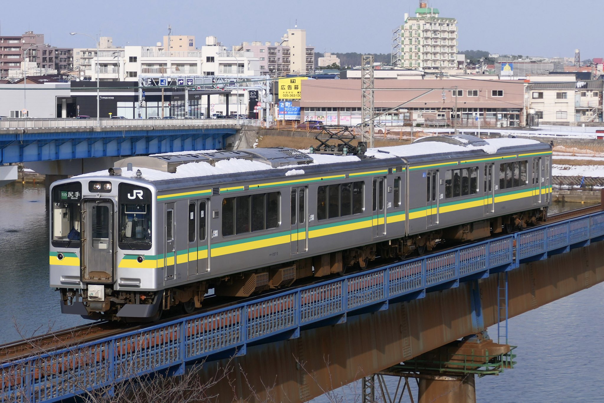 山眺 on Twitter: "南武支線のE127系、ほぼこの姿になりましたね。後は幕にワンマンの表記があるか否か… ナハV1編成（←ニイV12編成）は既に構内試運転を行っているようで、出場も ...