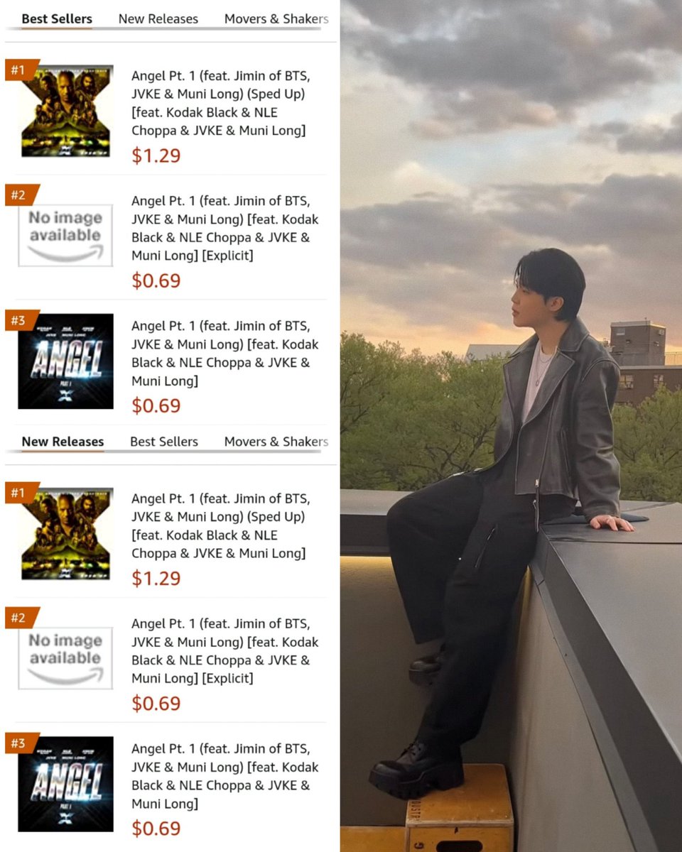 JIMIN AR | #1 BBH100 • Angel Pt.1🪽 on Twitter: "🌟| يستحوذ أوست جيمين التعاوني 'Angel Pt.1' على ...