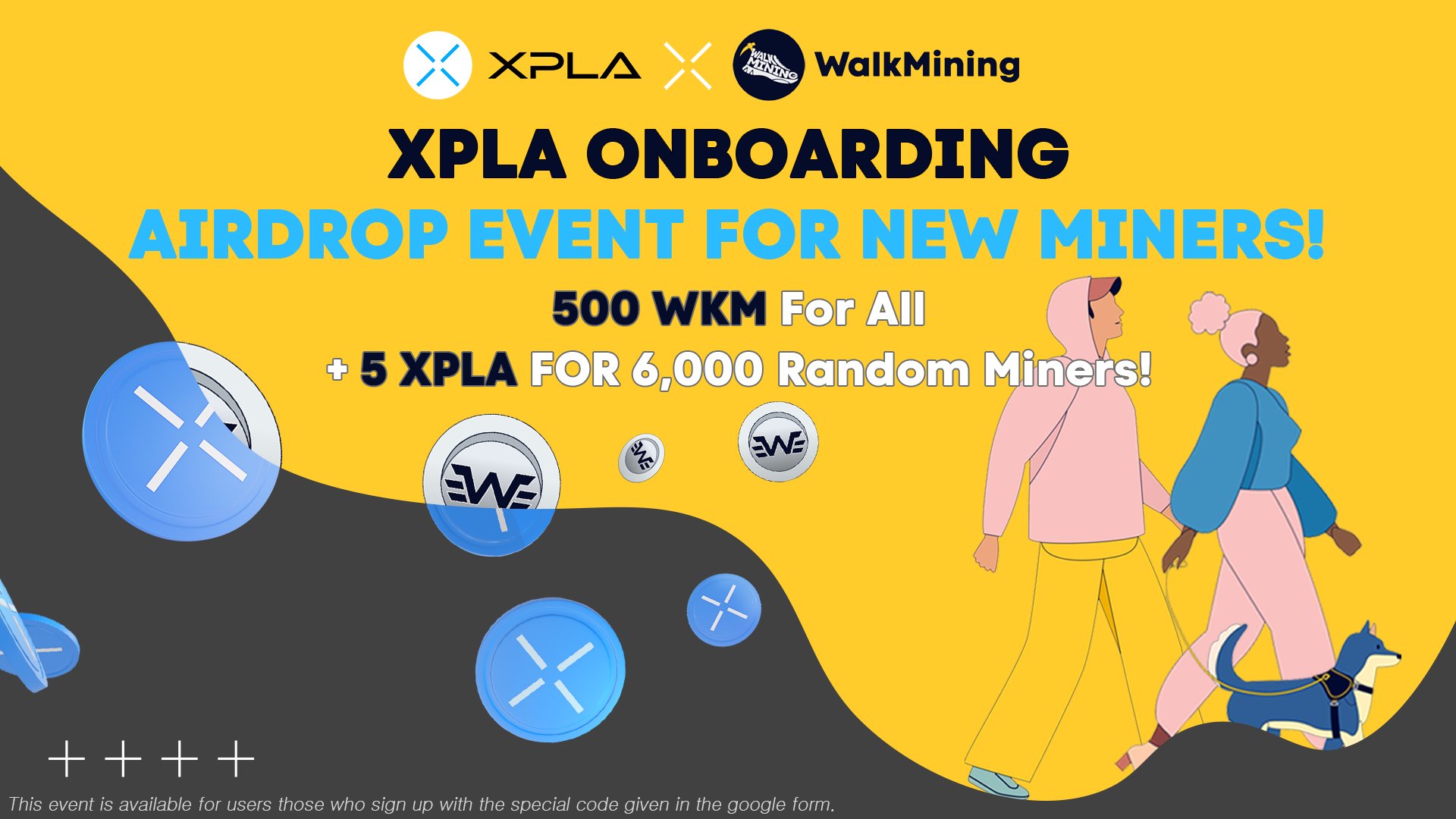 XPLA on Twitter: "Extraordinary journey begins with @WalkMining👟 Join the celebration and get ...