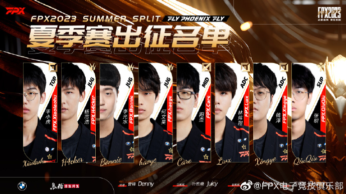LPL Fanclub on Twitter: "FPX announce their roster for Summer Split: Top: Xiaolaohu Jungle ...