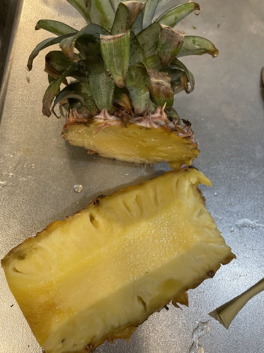 ぬまがさワタリ On Twitter パイナップル、うまくさばいておいしく完食できました。ウロコに気をつけてとか背びれに毒があるとかアドバイスしてくれた皆、ありがとう。アラ汁もつくるね
