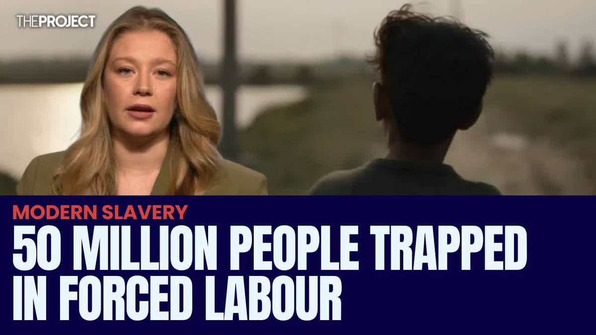 The Project on Twitter: "A new report has found 50 million people are trapped in modern slavery ...