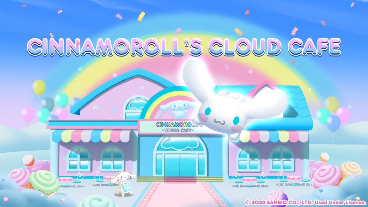 Rock Panda Games on Twitter: "Cinnamoroll's Cloud Cafe is officially open!🥳 😊 Join the ...
