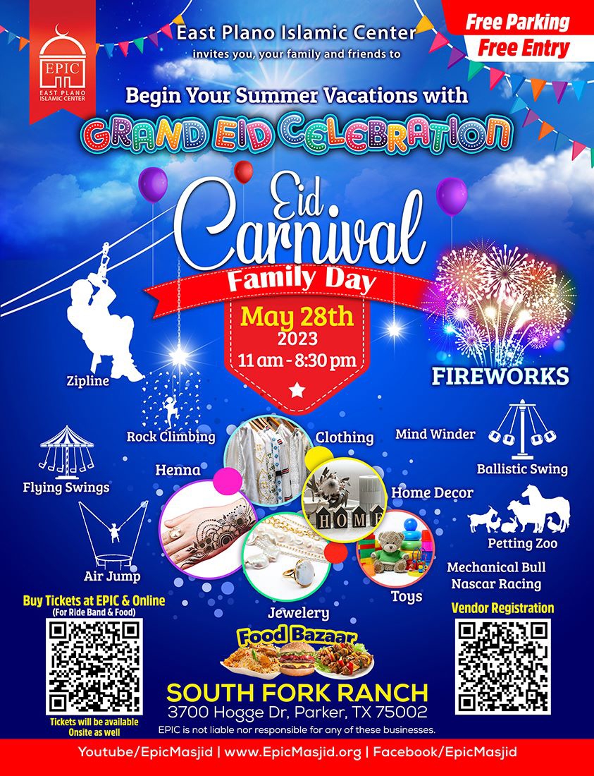 Radio Caravan - Join The Caravan on Twitter: "East Plano Islamic Center presents Eid Carnival ...