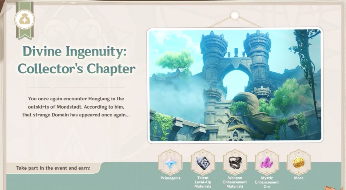 Genshin Mains_Your Guide to Teyvat on Twitter: "Divine Ingenuity event returns in 3.7 #原神 #Genshin"