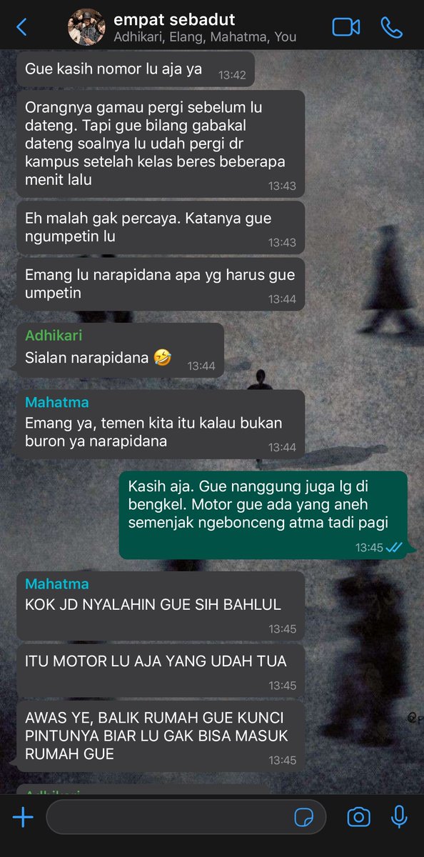 Mia on Twitter: "16. mari kita lihat pov wisesa, katanya ada yang cariin."