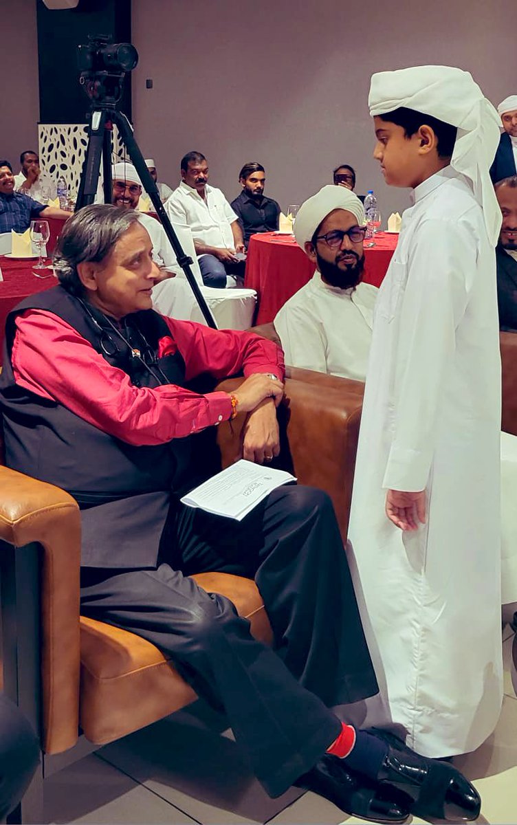 Shashi Tharoor on Twitter: "It was a great pleasure to catch up with Dr Mohammed Abdul Hakim ...