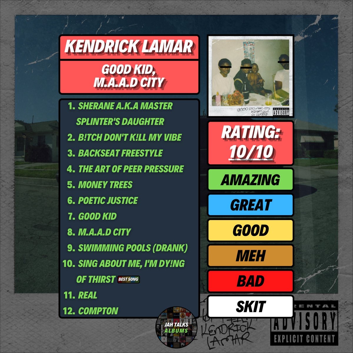 Kendrick Lamar Backseat Freestyle Quotes