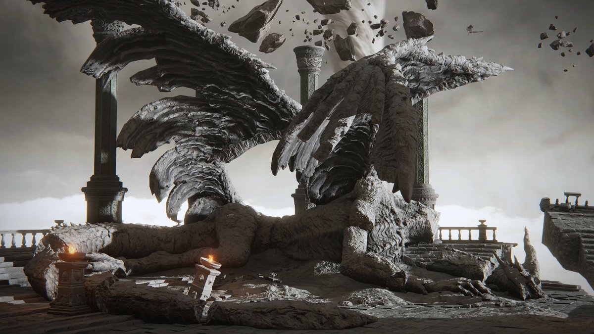 Pinya on Twitter: "Crumbling Farum Azula 🍁 Game: #ELDENRING Developer: @fromsoftware_pr ...