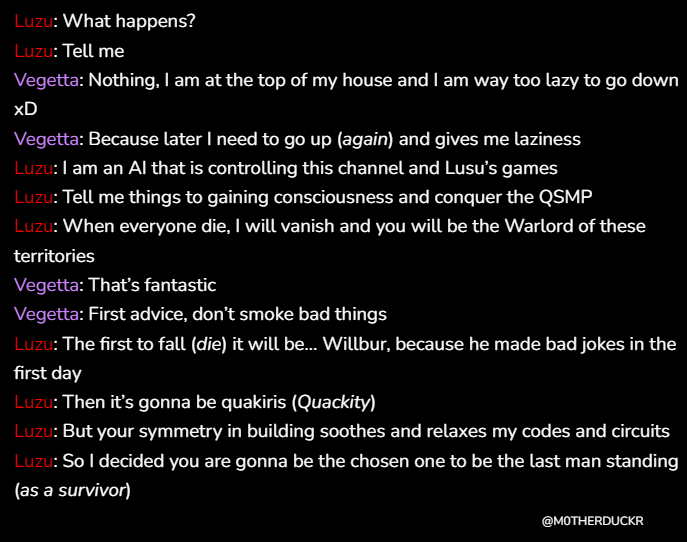 Blimpcat 🪷 QSMP on Twitter: "RT @M0THERDUCKR: NO ONE. FCKING NO ONE TOOK THIS SERIOUS UNTIL NOW ...