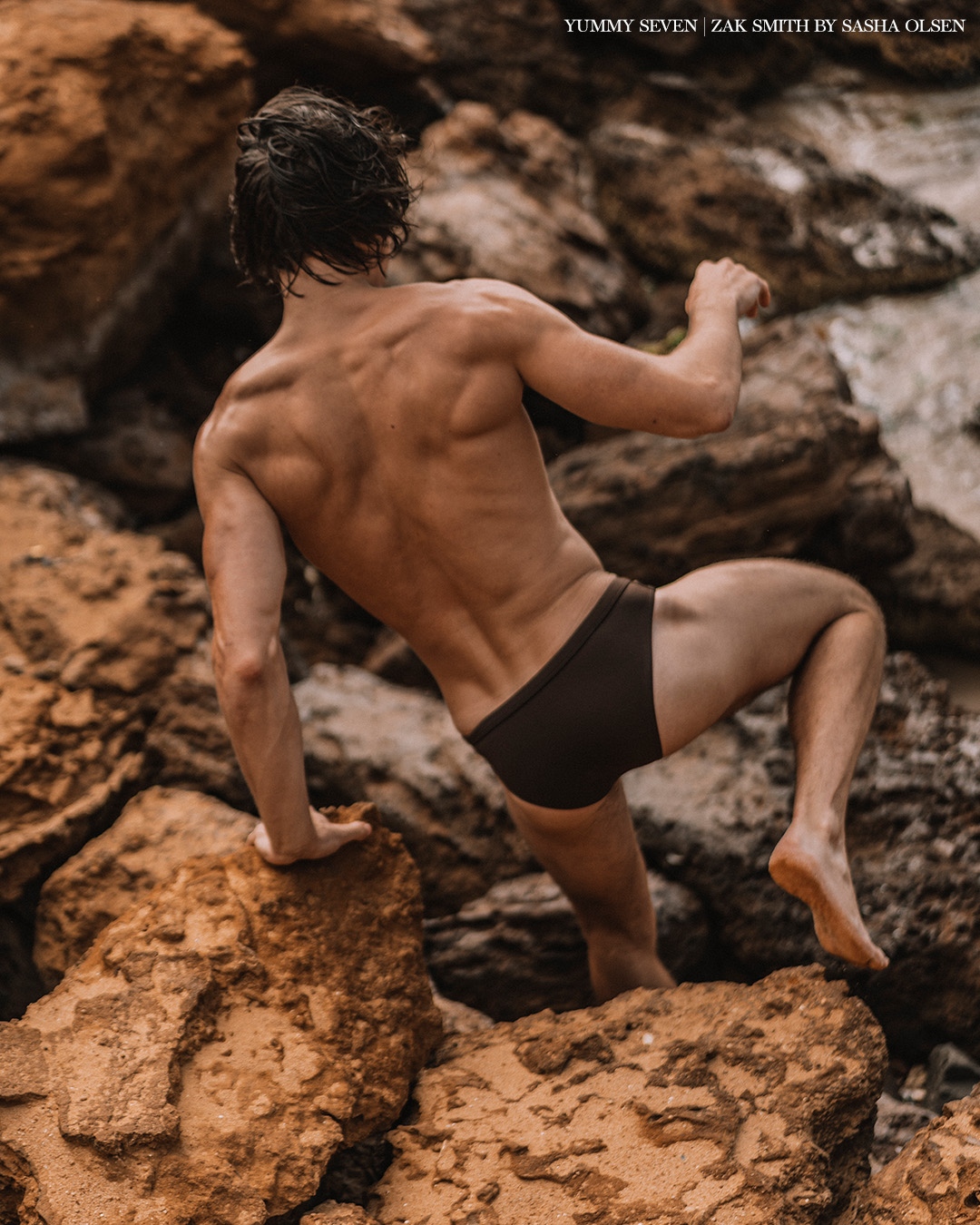 Yummy on Twitter: "A narrative placed between youth and freedom, Zak Smith lounges in the rocky ...