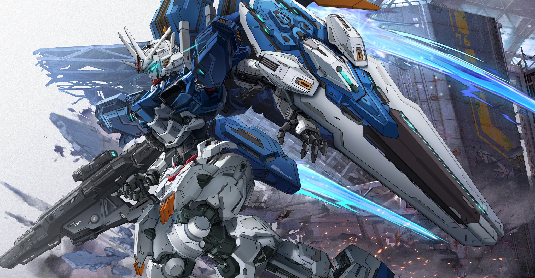 Astray Blue Frame Wallpaper