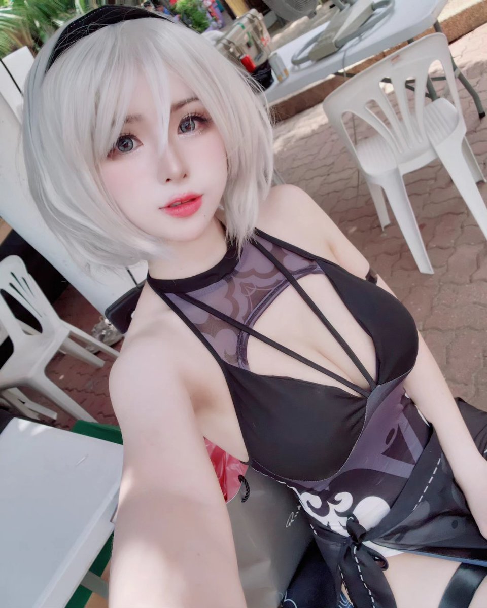 Misakicos on Twitter: "NIER AUTOMATA 2B Cosdukdik ♡ #cosplay #2B #nierautomatacosplay"